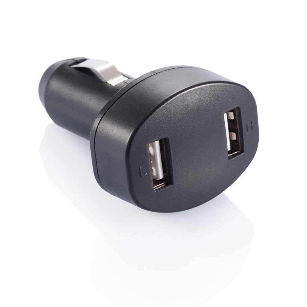 Dvostruki USB punjač za auto| Poslovni pokloni | promopoint.hr